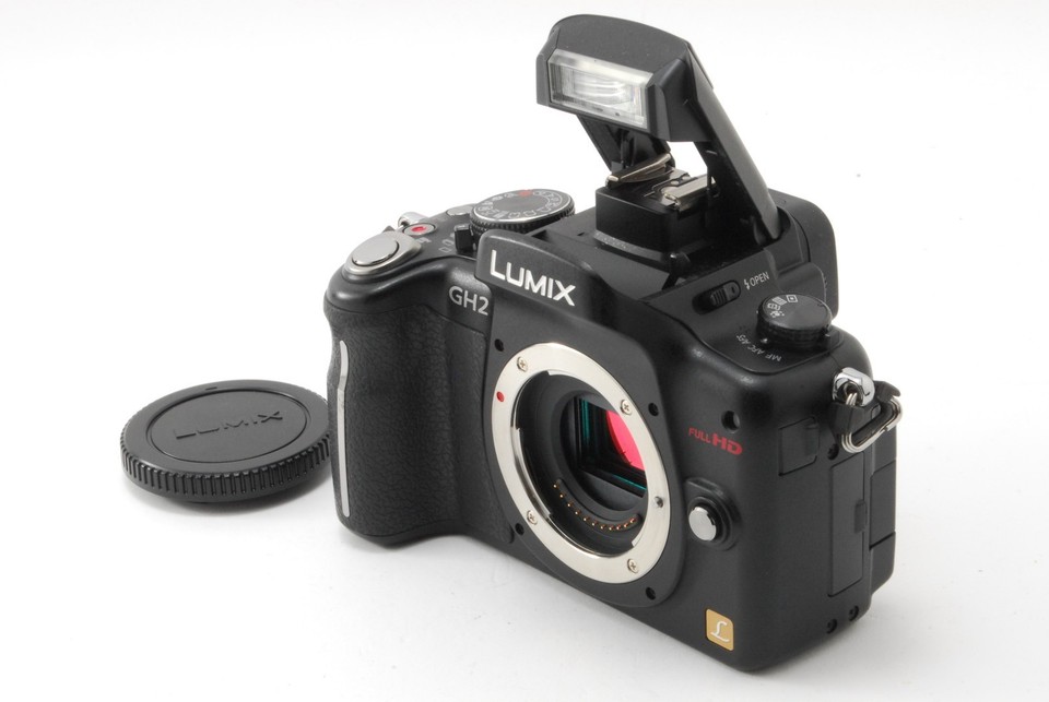[MINT] Panasonic Lumix DMC-GH2 Black JPN Model M4/3 Digital 16MP From ...