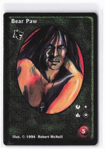 1994 Deckmaster Jyhad Bear Paw V:TES Trading Card | eBay