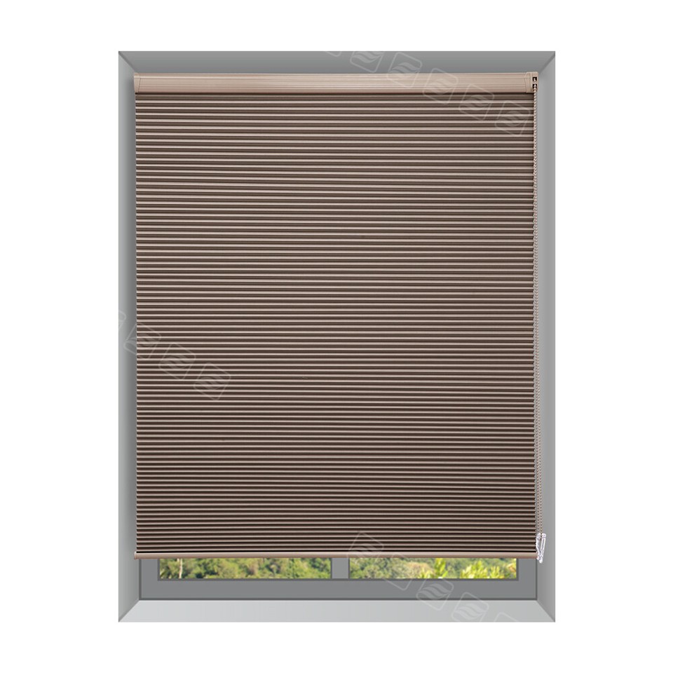 Custom Cut Blackout Drawstring Cellular Shades Window Honeycomb Blinds ...