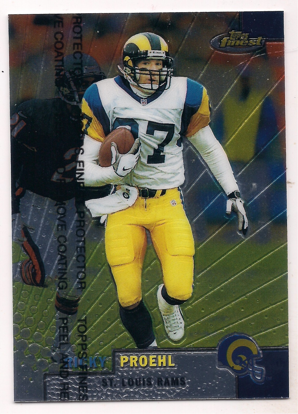 1999 Topps Finest Ricky Proehl St. Louis Rams #91 | eBay