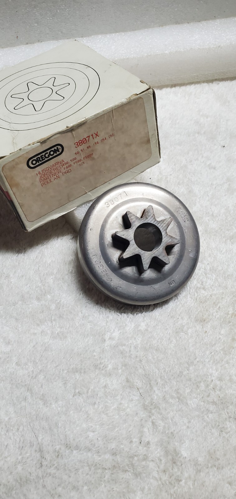 Sprocket 38071 .325 x 8T Jonsered 490 590 Partner P500 P400 Husqvarna ...