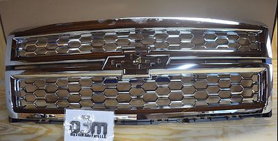 2014 - 2015 Chevrolet Silverado 1500 Front Chrome Grille new OEM ...