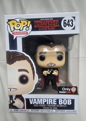 Funko Pop VAMPIRE BOB 643 Gamestop Exclusive Vinyl Stranger Things ...