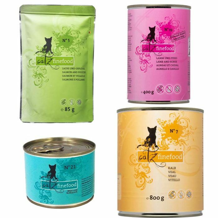 Catz finefood Katzenfutter 85g 200g 400g 800g freie Sortenwahl ...
