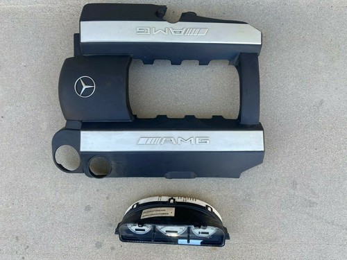 00-03 Mercedes W163 ML55 AMG Engine Motor Cover Panel w AMG cluster ...