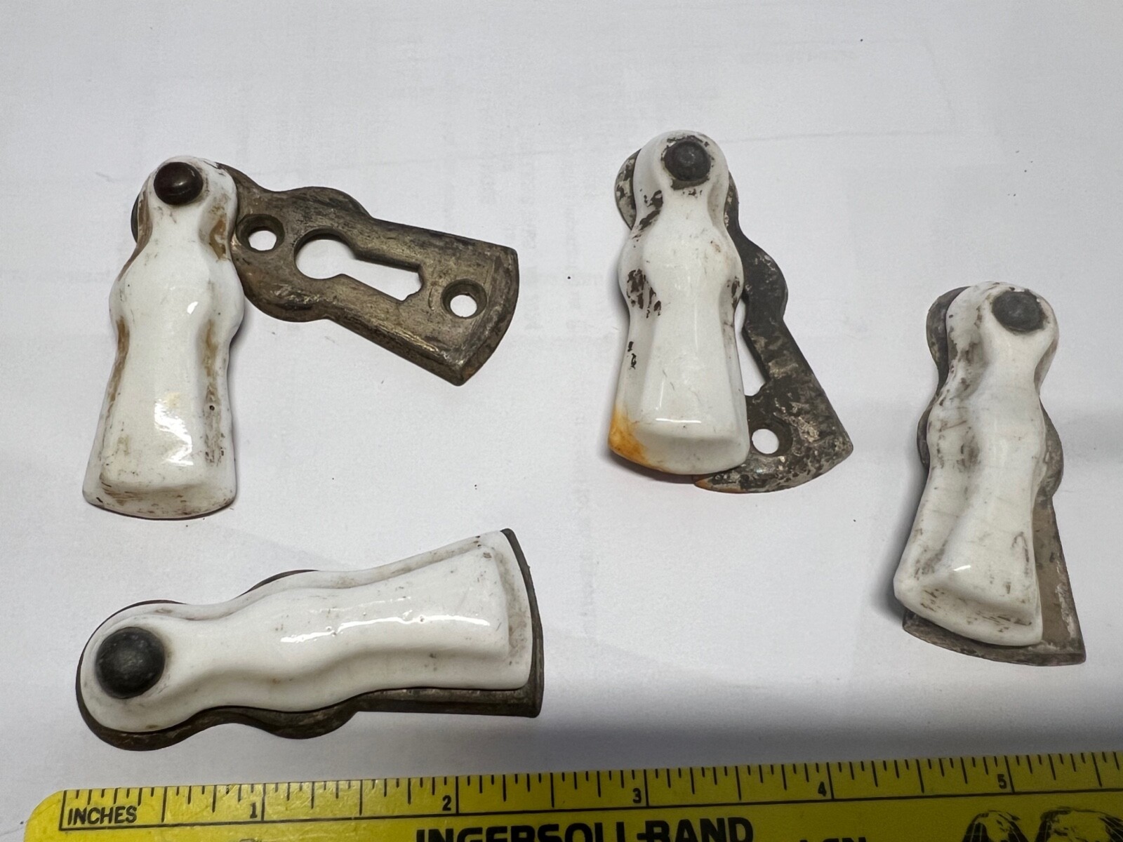 Antique Door Skeleton Key Hole Swinging Cover Escutcheon | eBay