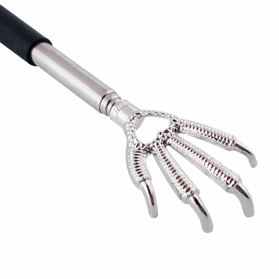 Eagle Claw Back Scratcher Metal Extend Extendable Massager Portable ...