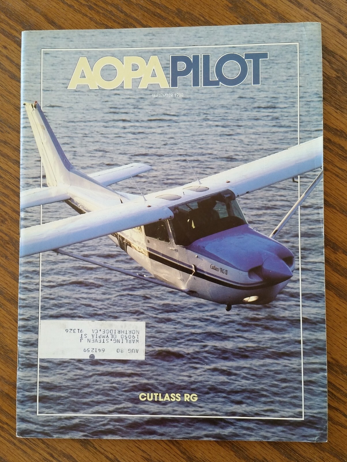 AOPA Pilot Sep 1980, Cessna Cutlass RG, Piper Twin Comanche, St. Louis ...