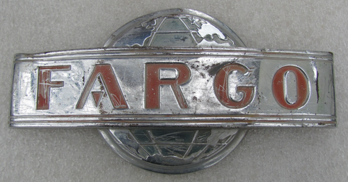 1930s - 1940s DODGE FARGO TRUCK GLOBE HOOD EMBLEM BADGE GENUINE ...