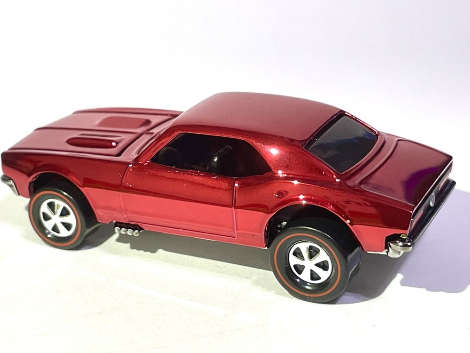 HOT WHEELS 🔥 CUSTOM MADE “CUSTOM CAMARO” SPECTRAFLAME RED - REDLINE. 🇺🇸 ...