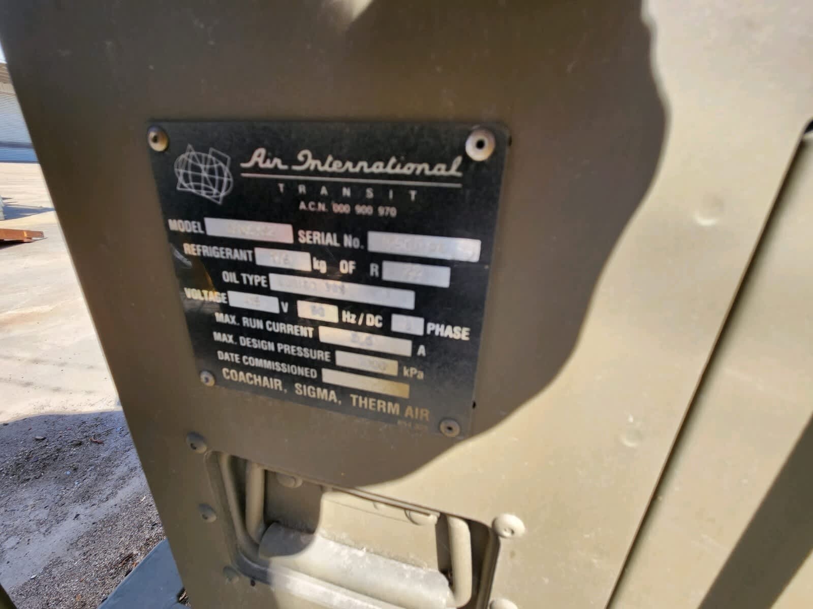 Sigma Heavy Duty Military Air-conditioning | eBay