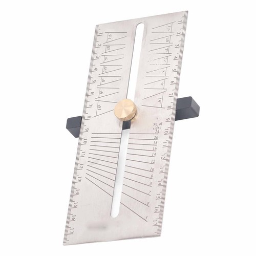 Adjustable Bevel Gauge T Shaped Sliding Ruler Woodworking Setting Tool ...