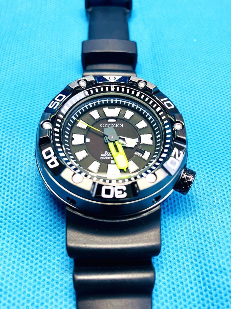 Citizen Promaster Eco-Drive 300m Diver Watch BN0177-05E Black DLC 48mm ...