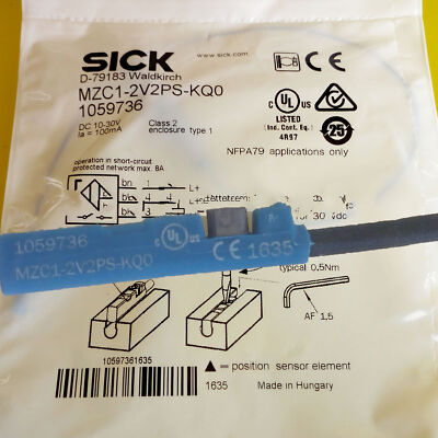 one New SICK MZC1-2V2PS-KQ0 Magnetic switch sensor Free shipping | eBay