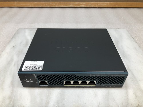 Cisco 2500 Series AIR-CT2504-K9 V01 Wireless LAN Controllers --TESTED ...