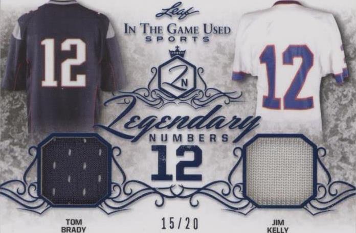 2019 Leaf In The Game Used Sports - Legendary Numbers Dual Relics Tom ...