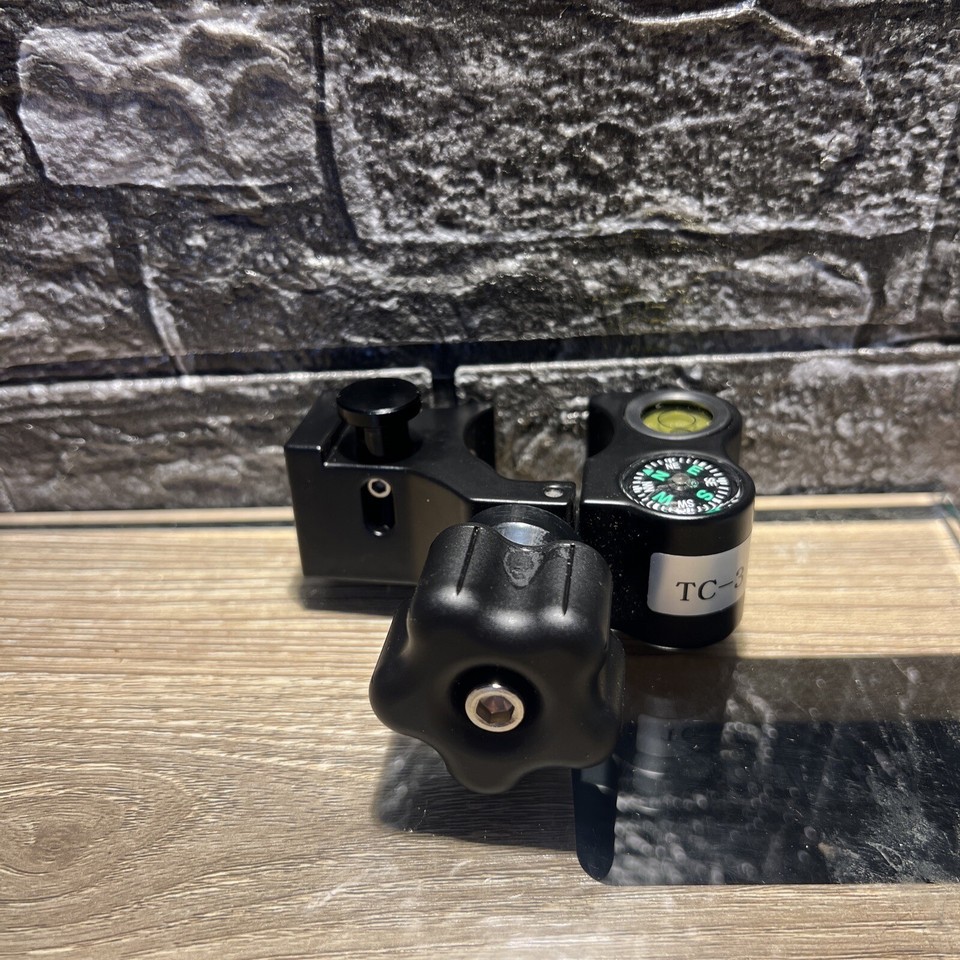 DATA COLLECTOR SURVEYING Pole CLAMP, TOTAL STATION GPS Compass, Level Bubble | eBay