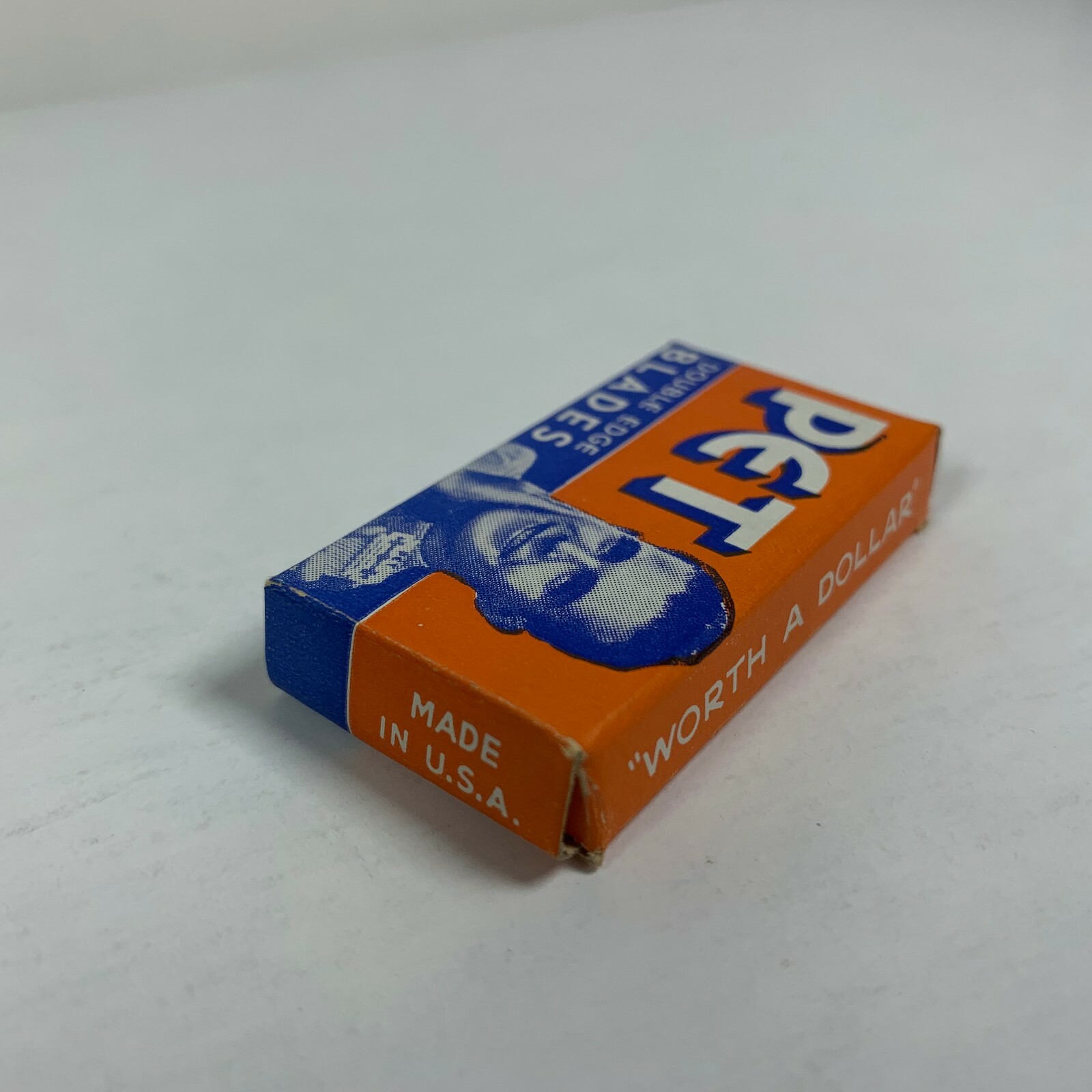 PET Razor Blade Box Vintage Shaving Double Edge Safety Razors 4 Blades ...