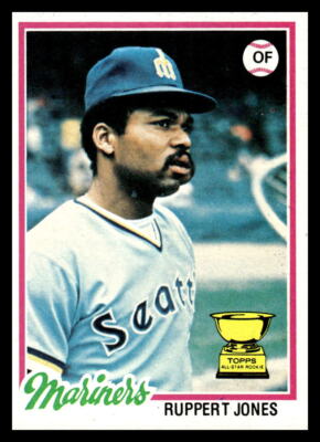 1978 Topps Ruppert Jones #141 Seattle Mariners Baseball Card READ | eBay