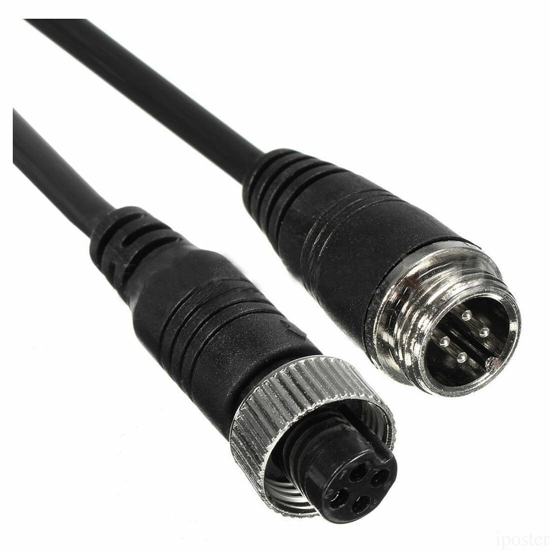 5M 4 Pin Video Extension Cable Wire For Car Bus Truck Reversing Rear ...