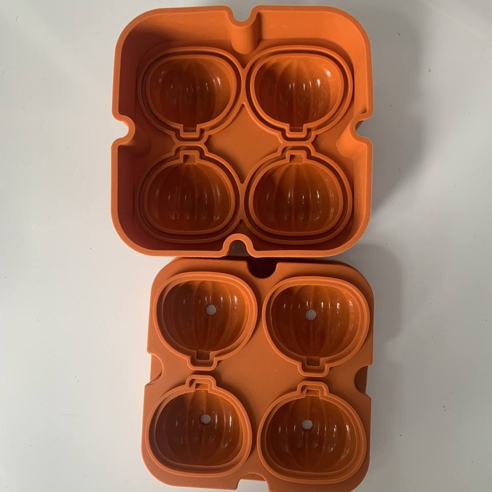 Pumpkin Silicone Ice Cube Molds Cake Soap Chocolates Resin Halloween ...