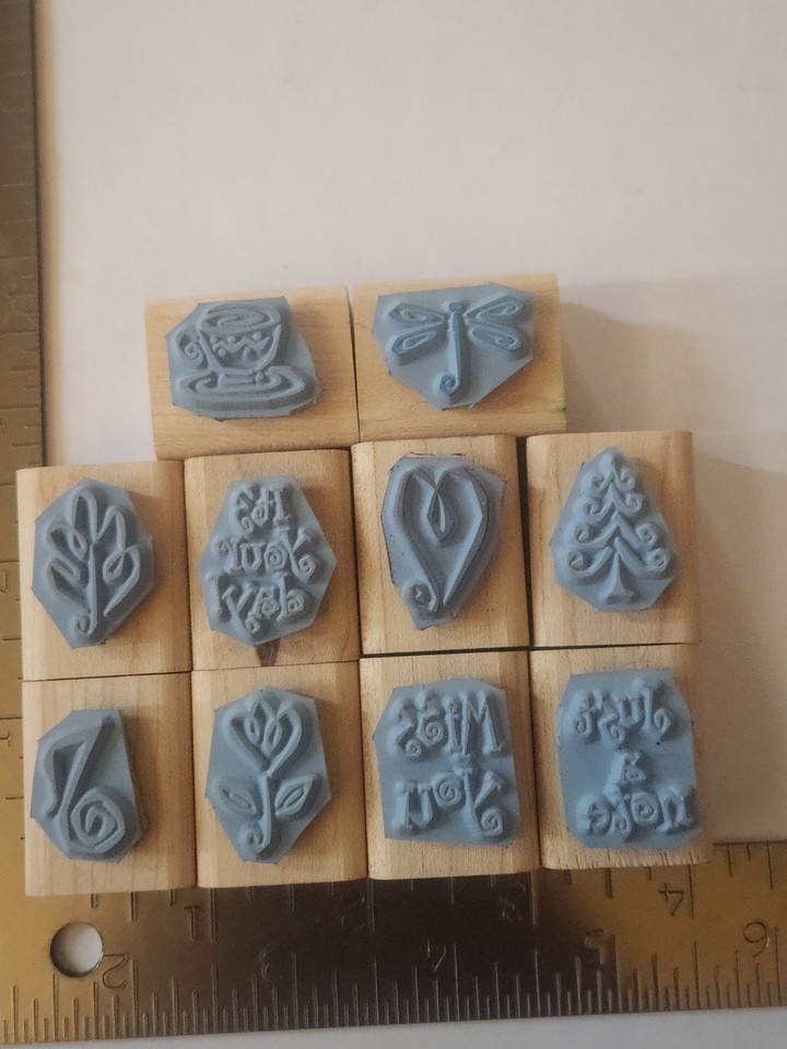 Stampin' Up! Wood Rubber Stamp Set - Mixed Themes | eBay