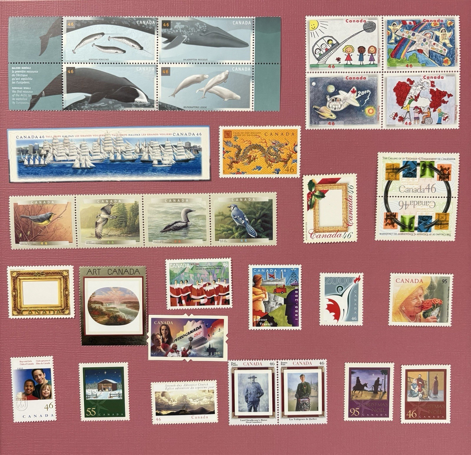 CANADA 2000 Stamps Complete Full Year set collection - Mint NH - See ...