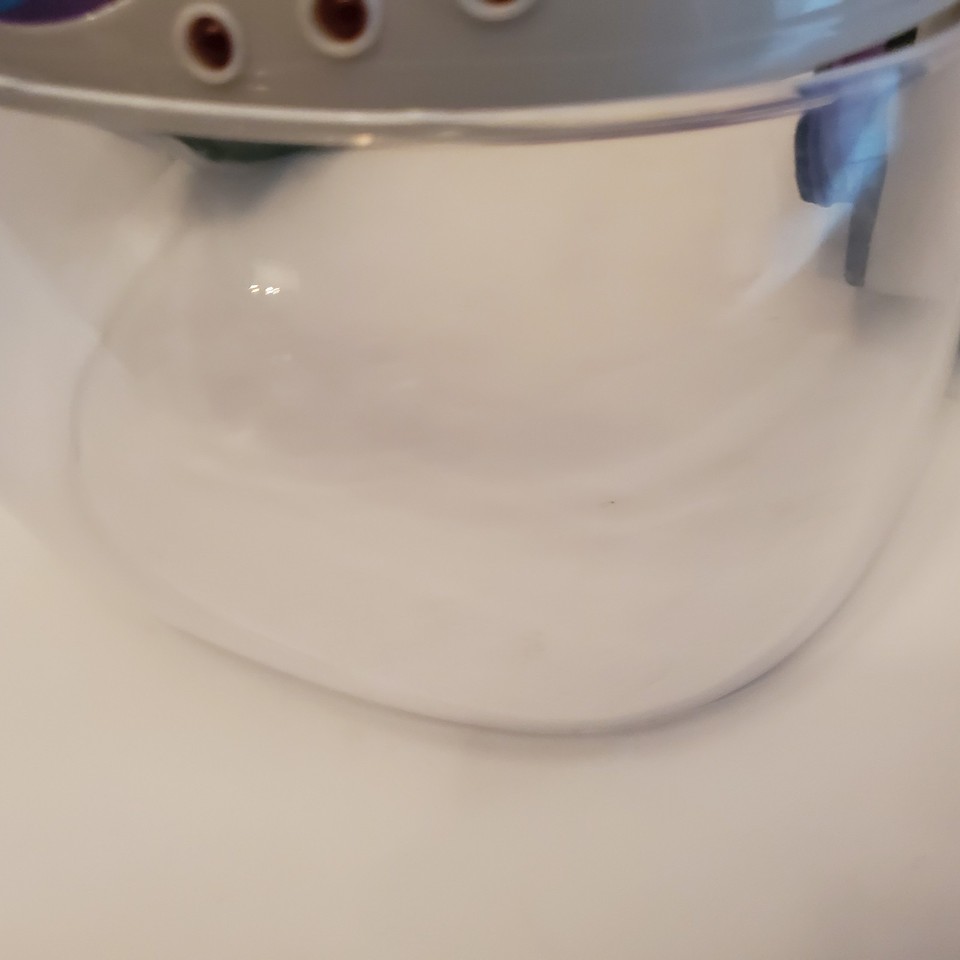 Light Up Disney Pixar Buzz Lightyear Space Ranger Visor Helmet Costume ...