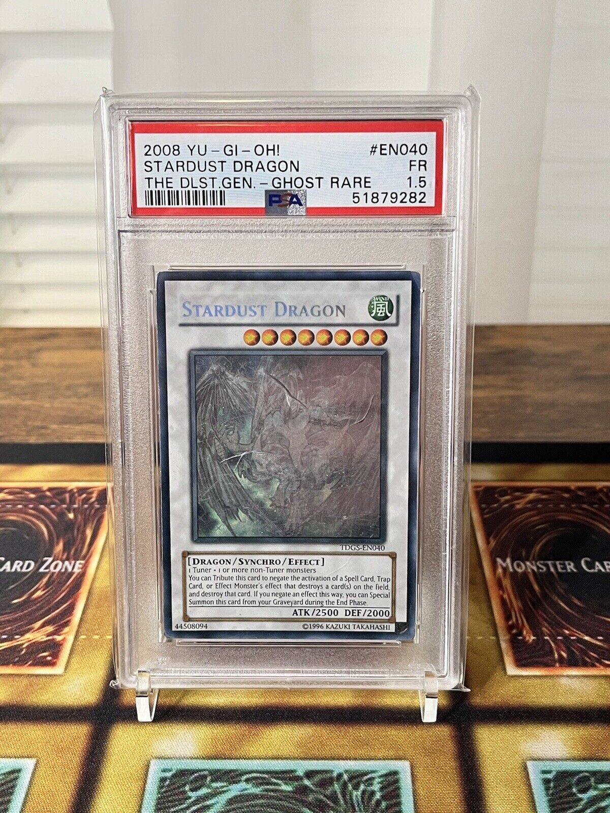 Yu Gi Oh Stardust Dragon Ghost Rare 2008 Tdgs En040 Psa 1 5 Pop 2