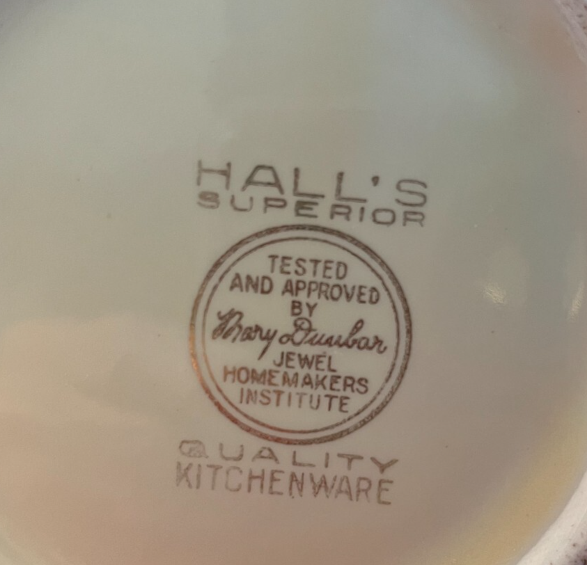 Vintage Hall’s Superior Quality Mary Dunbar Jewel Tea Autumn Leaf ...