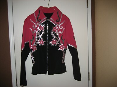 Medium Hot Pink and Black horse show jacket | eBay