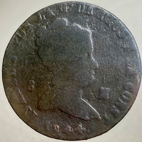 1844 Spanish Coin 180 Years Old 8 Maravedis Queen Isabella II Large ...