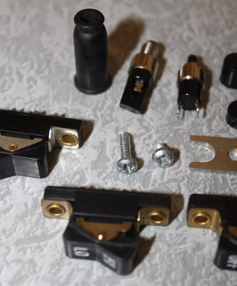 Harley Shovelhead Handlebar Parts Switches Labels Clips Brackets ...