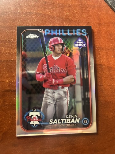 2024 Topps Pro Debut Devin Saltiban Chrome #PDC-179 Philadelphia ...