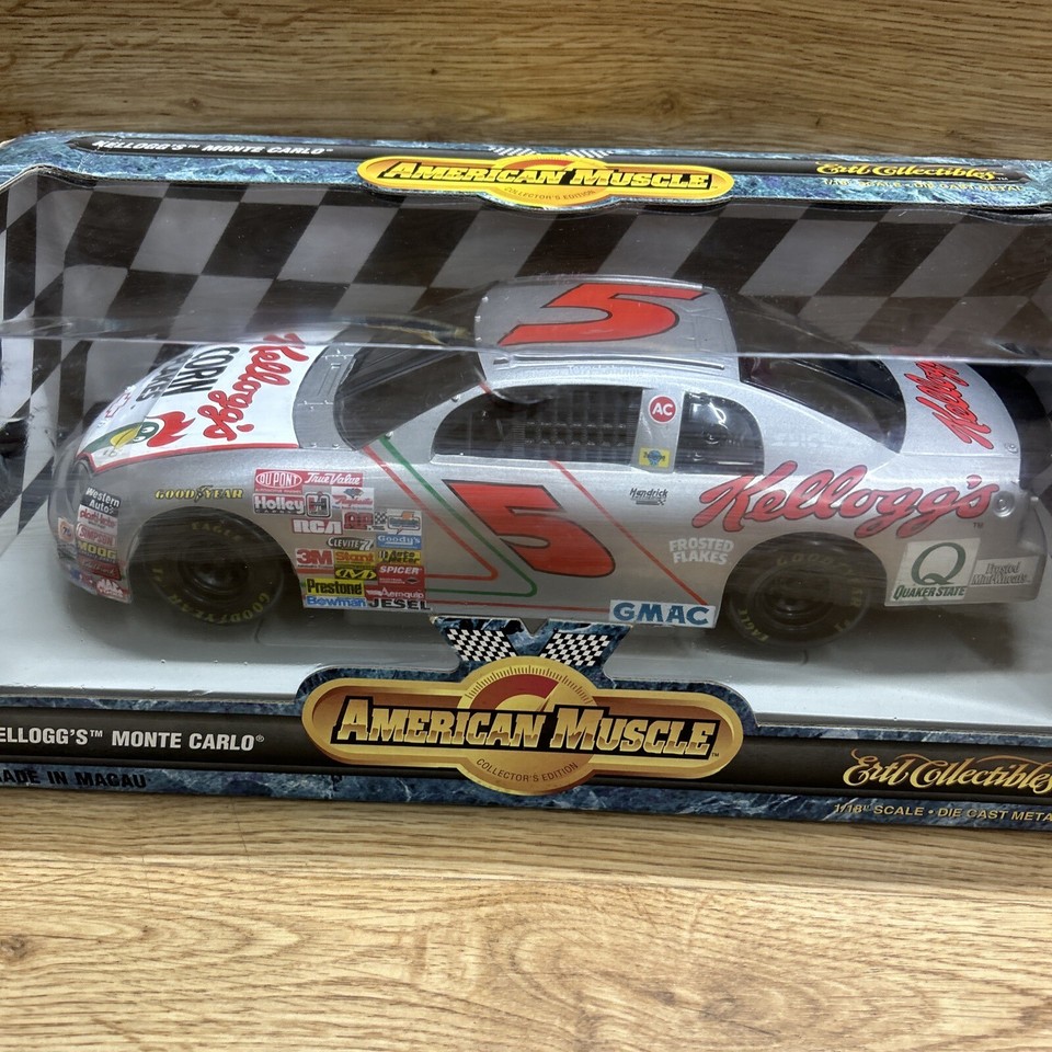 1996 Ertl NASCAR Terry Labonte #5 Kellogg's CF Silver Monte Carlo 1:18 ...