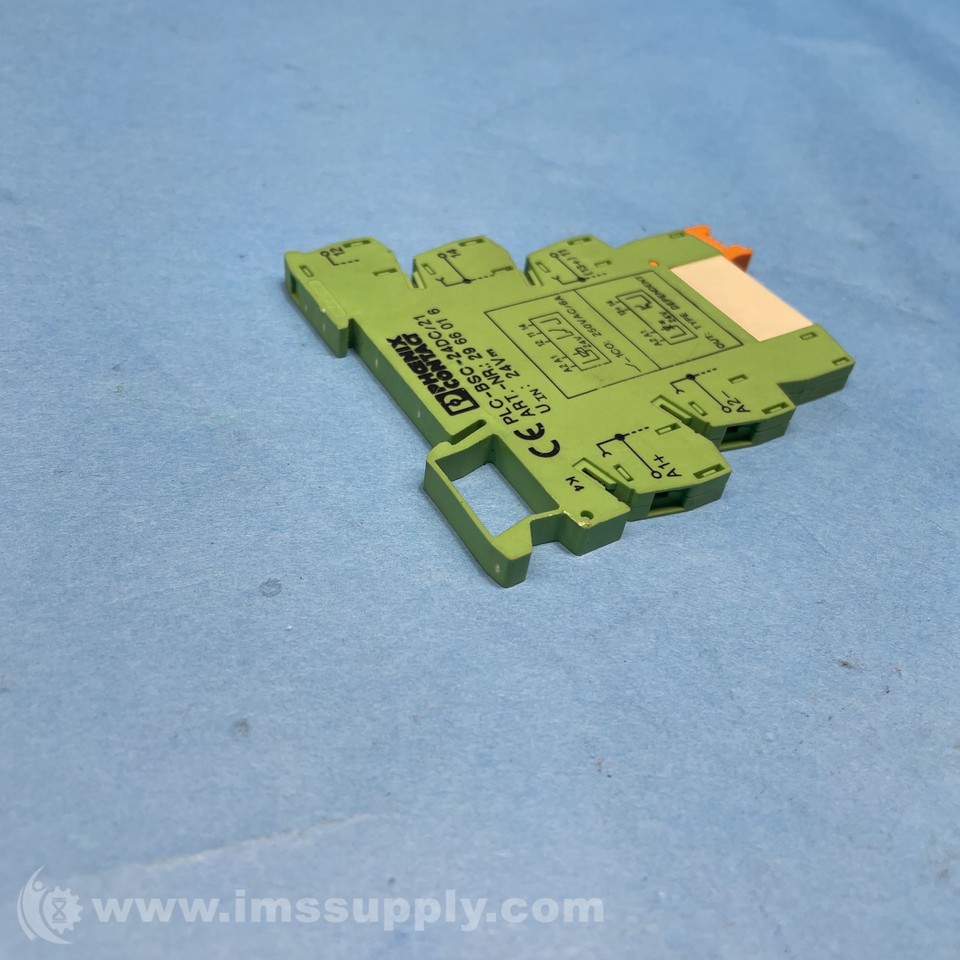Phoenix Contact PLC-BSC-24DC/21 Terminal Block Relay Base 3012 | eBay