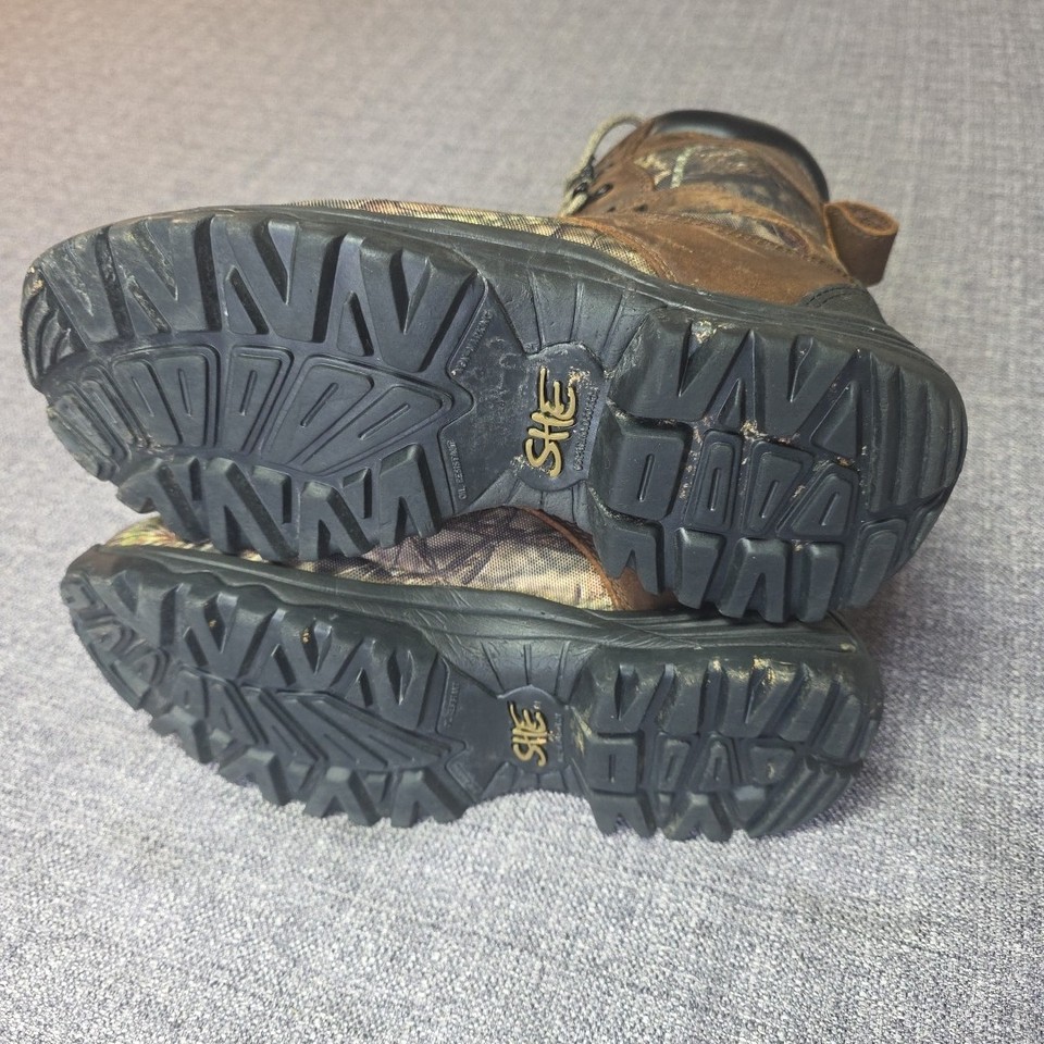 SHE Expedition Ultra 1000gr Thinsulate Bone-Dry WP Camo Hunting Boots ...