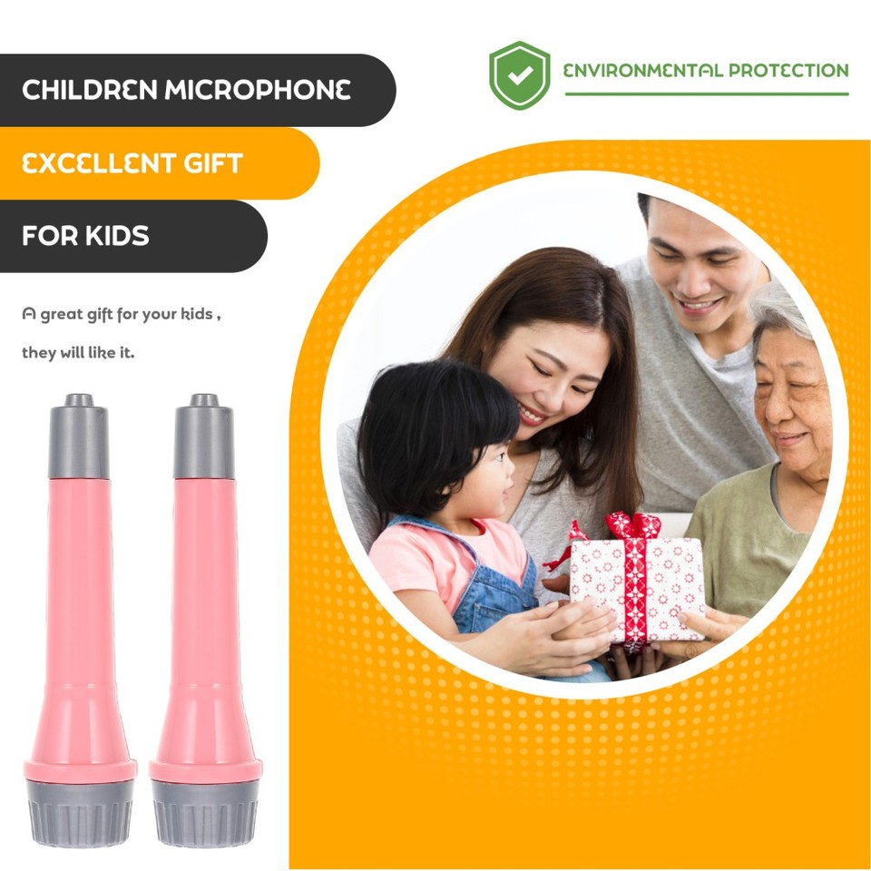 4pcs Funny Microphone Prop Plastic Fake Microphone Kids Microphone Toys ...