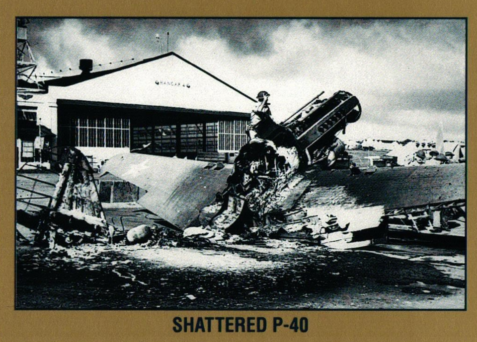 Remember Pearl Harbor Shattered P-40 1991 Tuff Stuff Trading Card | eBay
