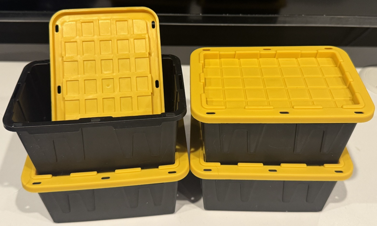 Lowe’s Teeny Tiny Tote Mini Storage Container With Lids SET OF 4 Lowes ...