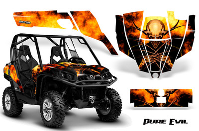 CAN-AM COMMANDER 800R 800XT 1000 1000XT 1000X GRAPHICS KIT DECALS ...