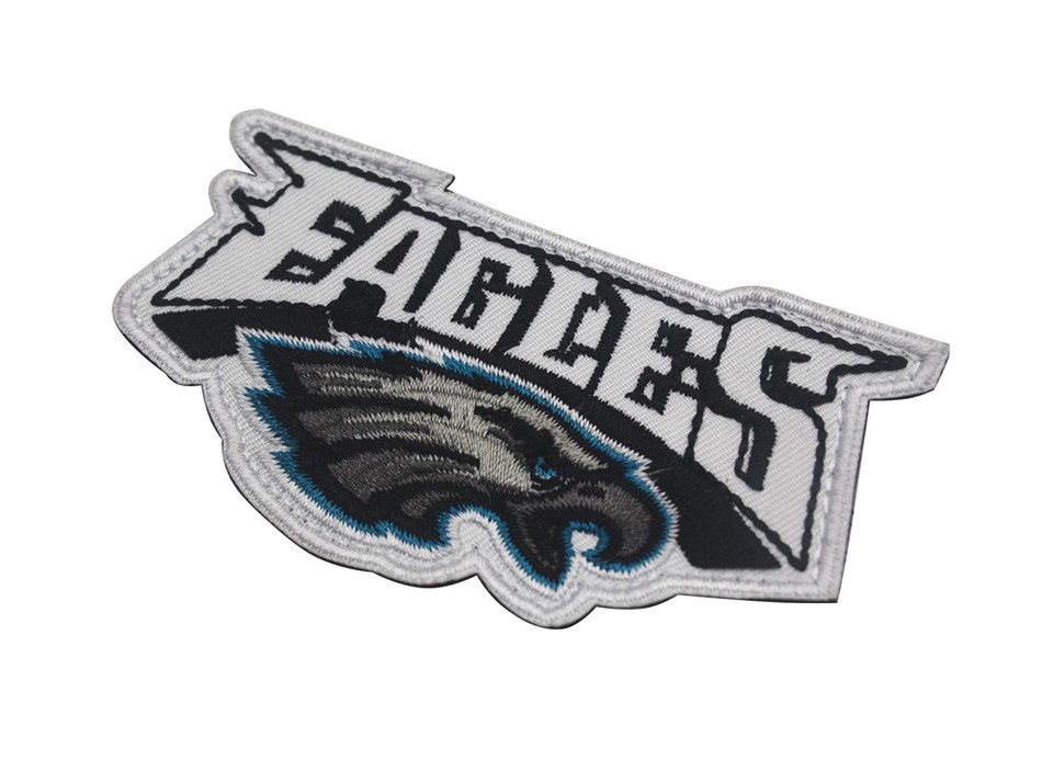 Philadelphia Eagles CHAMPIONS NFL TEAM SPORTS Hook Patch Gray White ...
