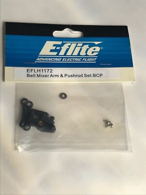 E-flite Blade Helicopter Bell Mixer Arm & Pushrod Set: BCP EFLH1172 MIP ...