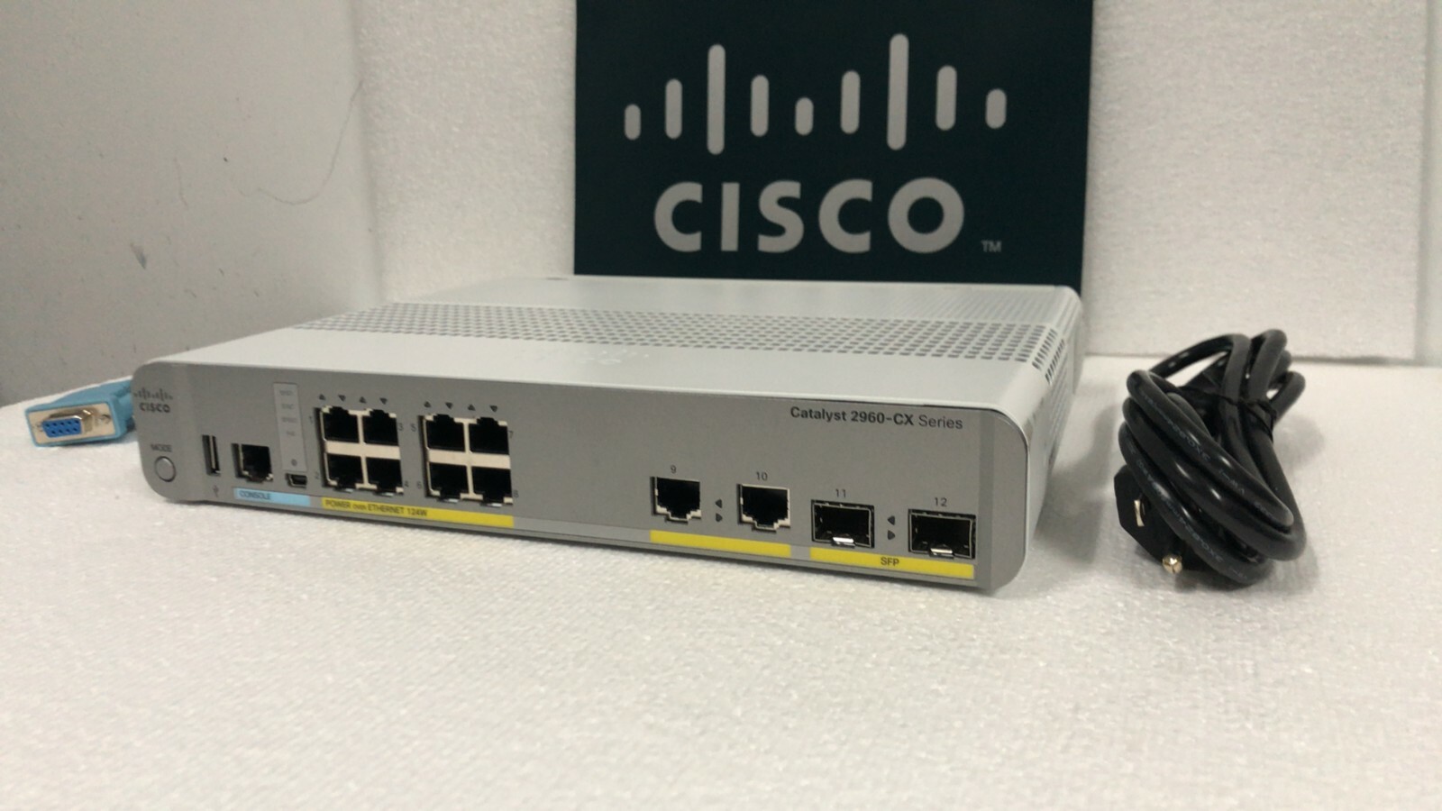CISCO WS-C2960CX-8PC-L 8 Port GIGABIT PoE+ Compact Ethernet Switch ...