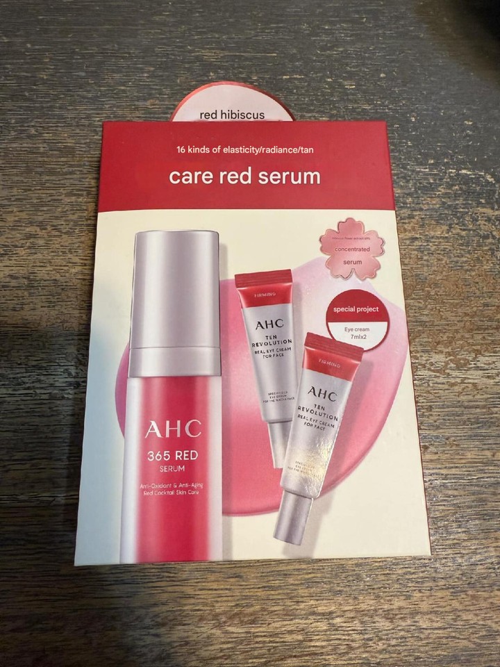 AHC 365 Red Serum 30ml set Anti-Aging Moisturizing K-Beauty ...