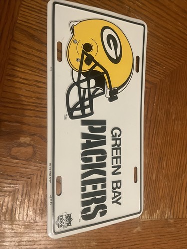 Vintage NFL Green Bay Packers 1996 License Plate Tag Wall Decor Man ...