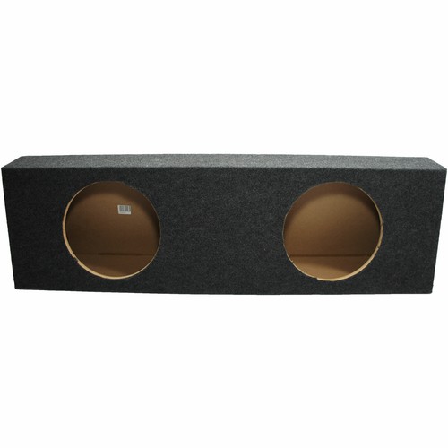 Dual 12" Subwoofer Regular Standard Cab Truck Sub Box Enclosure Speaker ...