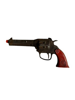 RARE KILGORE AUTHENTIC LONE RANGER Vintage 1940’s Cap Gun RED GRIPS FOR ...