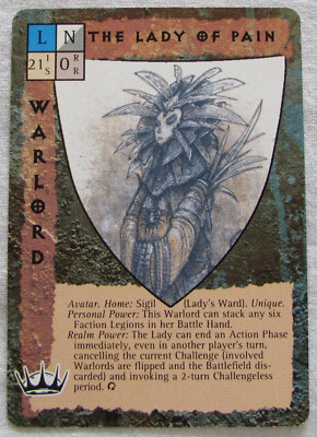 Blood Wars CCG TCG Card Game Complete Base & Chase Set The Lady of Pain ...