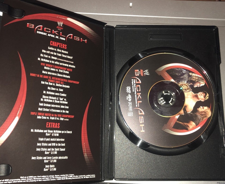WWE BACKLASH 2006 DVD | eBay